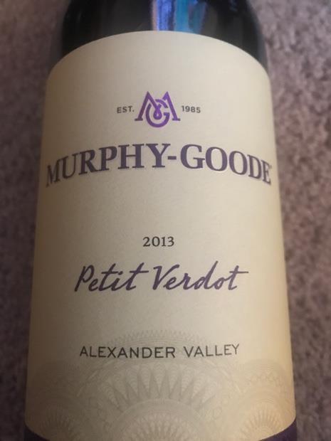 2013 Murphy-Goode Petit Verdot, USA, California, Sonoma County ...