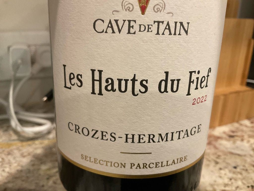 2023 Cave de Tain Crozes-Hermitage Les Hauts du Fief, France, Rhône ...