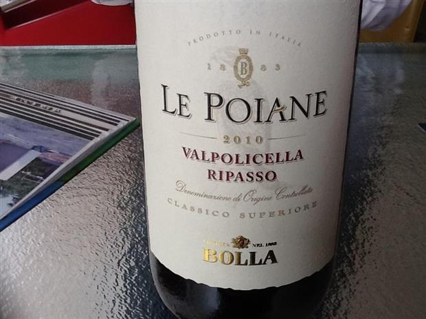 2010 Bolla Ripasso della Valpolicella Classico Superiore Le Poiane ...