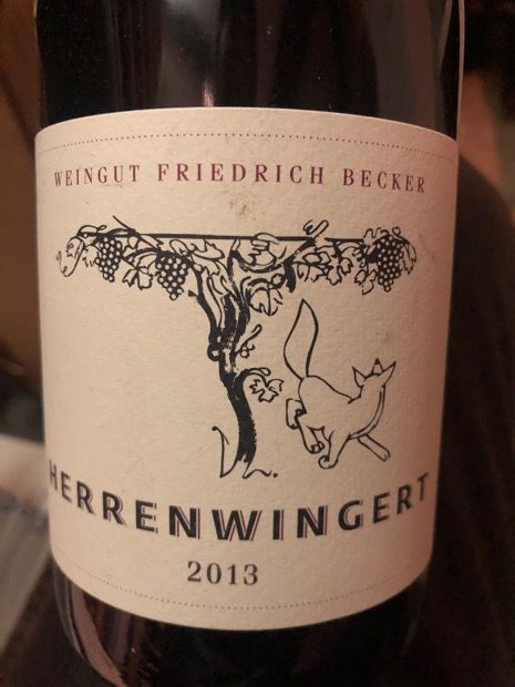 2013 Friedrich Becker Herrenwingert Spätburgunder, Germany, Pfalz ...