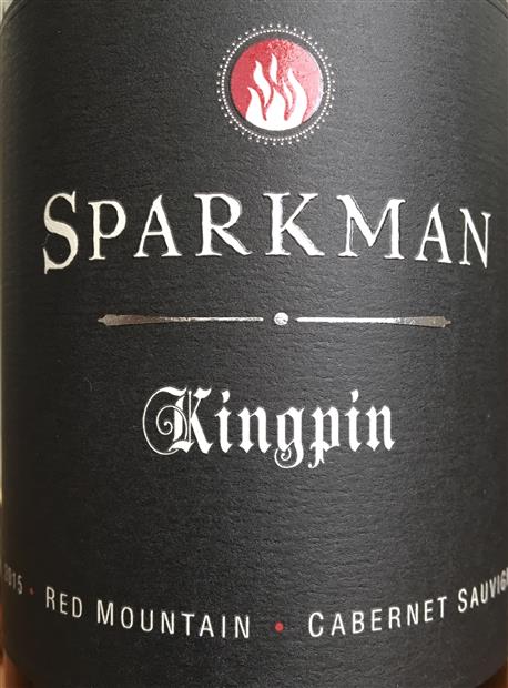 2015 Sparkman Cellars Cabernet Sauvignon Kingpin, USA, Washington ...