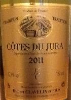 1996 Hubert Clavelin Côtes du Jura Tradition Blanc, France, Jura, Côtes ...