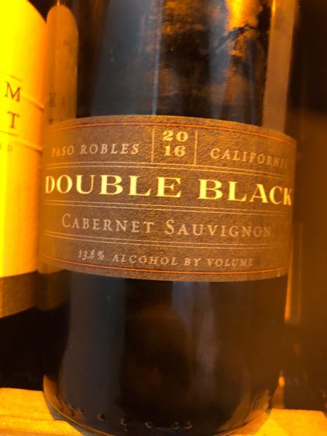 2017 Double Black Cabernet Sauvignon, USA, California, Central Coast ...