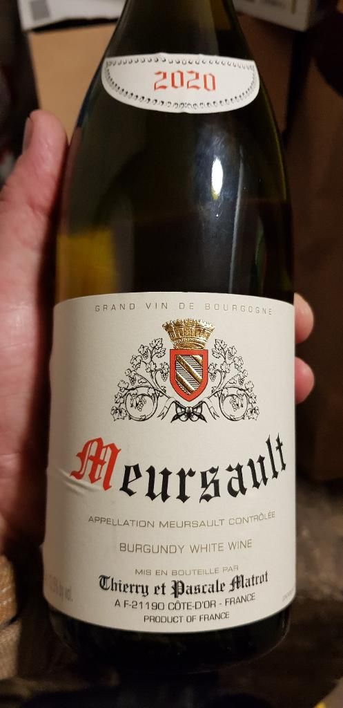 2020 Domaine Matrot Meursault, France, Burgundy, Côte de Beaune ...
