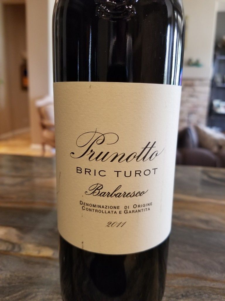 2011 Prunotto Barbaresco Bric Turot, Italy, Piedmont, Langhe ...