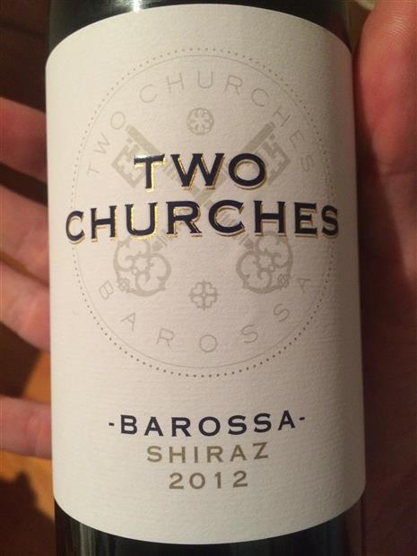 2012 Two Churches Shiraz, Australia, South Australia, Barossa, Barossa ...
