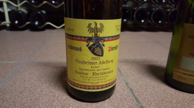 2003 Ewald Pfeiffer Flonheimer Adelberg Huxelrebe Beerenauslese ...
