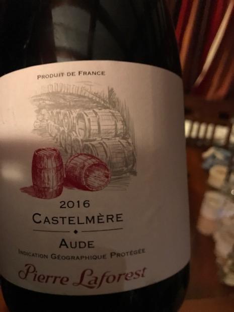 2016 Pierre Laforest Aude Castelmere, France, Languedoc Roussillon ...
