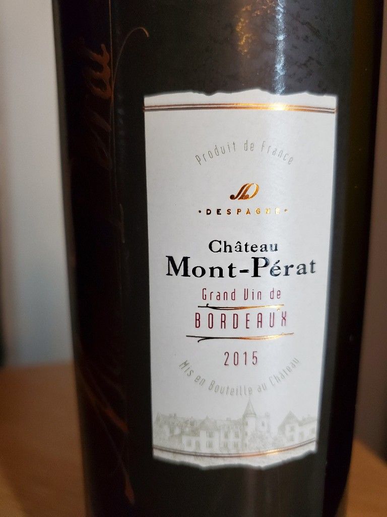2015 Château Mont-Pérat Bordeaux Blanc, France, Bordeaux - CellarTracker