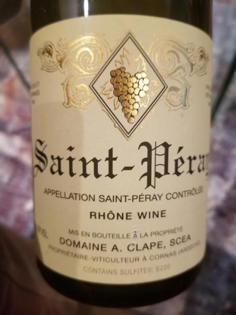 2016 Domaine Auguste Clape St. Péray, France, Rhône, Northern Rhône, St ...