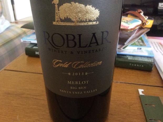 2013 Roblar Merlot Big Ben Gold Collection, USA, California, Central ...