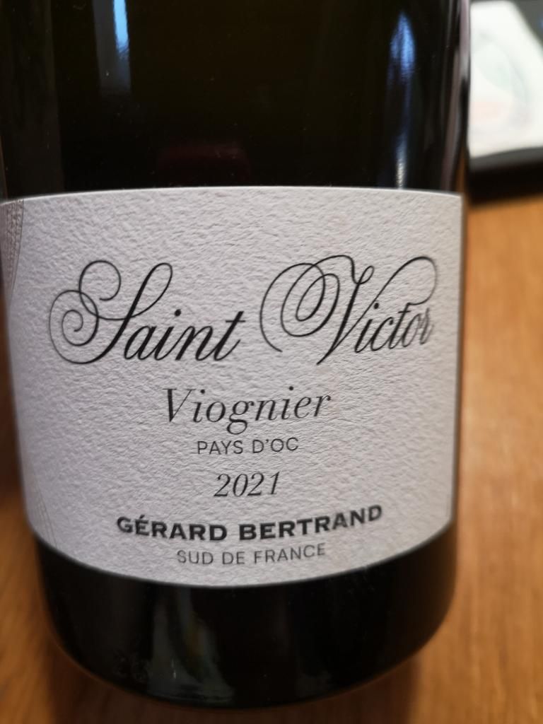 2021 Gérard Bertrand Viognier Saint Victor, France, Languedoc ...