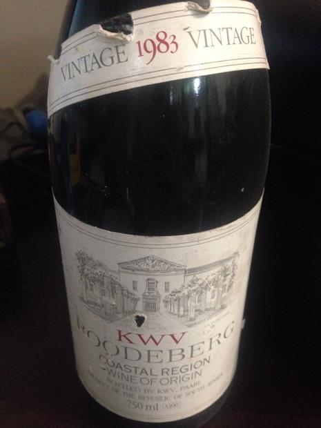 2015 KWV Roodeberg Vintage Reserve, South Africa, Western Cape ...