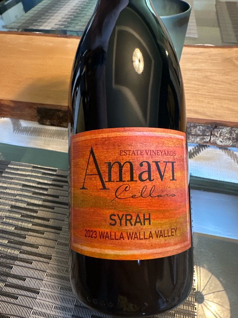 2023 Amavi Cellars Syrah, USA, Washington, Columbia Valley, Walla Walla ...