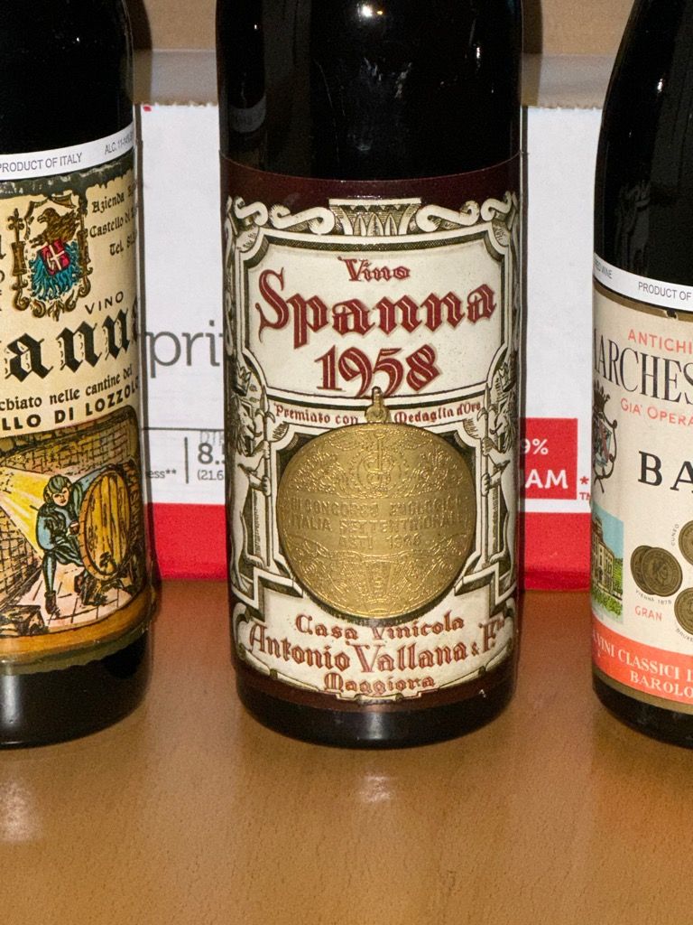 1969 Tenuta Castello S. Lorenzo Vino Spanna Valcalepio Maggiora, Italy ...