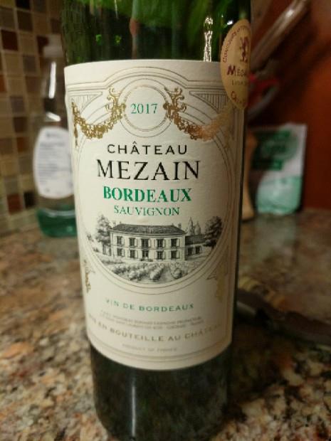 2016 Château Mezain, France, Bordeaux - CellarTracker