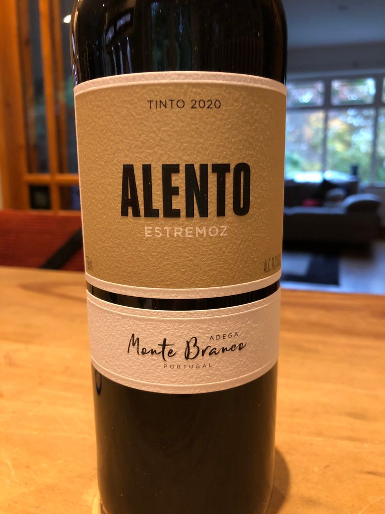2020 Adega do Monte Branco Alento Tinto, Portugal, Alentejano, Vinho ...