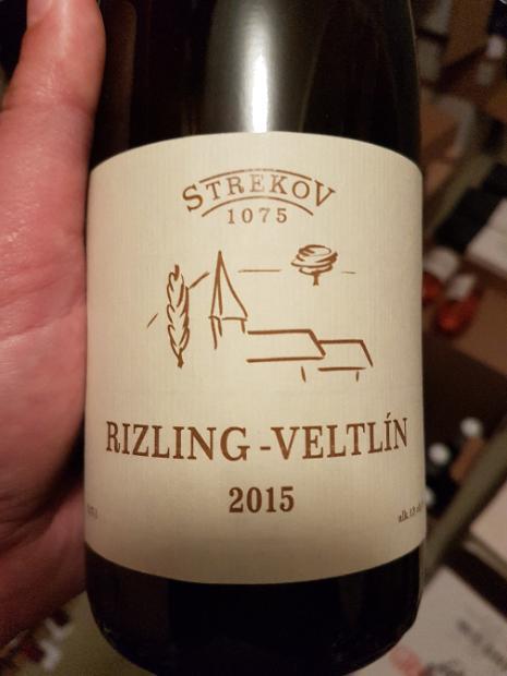 2015 Strekov 1075 Rizling-Veltlin, Slovakia, Južnoslovenská - CellarTracker