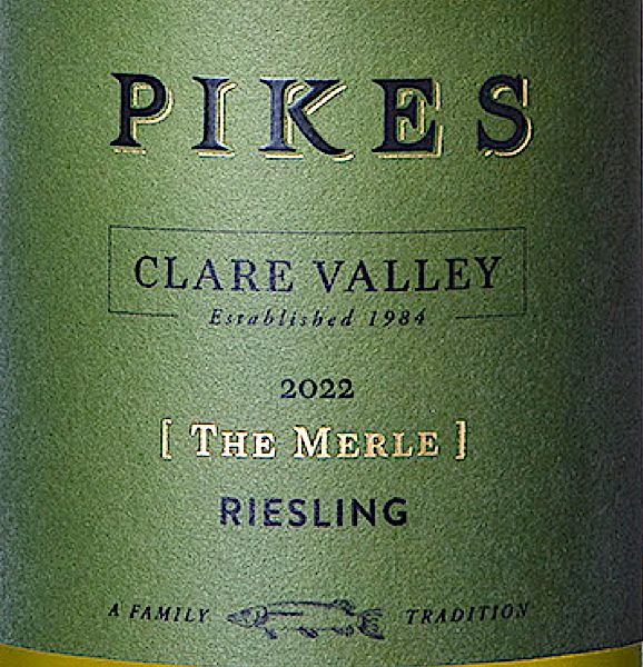 2022 Pikes Riesling Reserve The Merle, Australia, South Australia ...