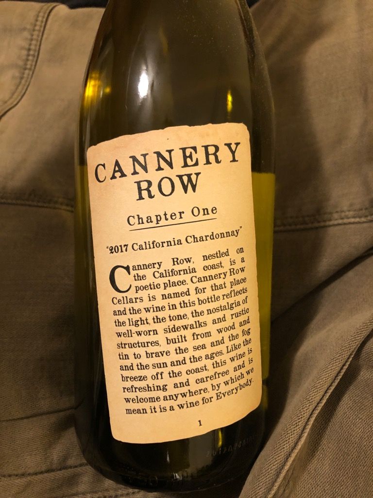 2017 Cannery Row Chardonnay, USA, California - CellarTracker