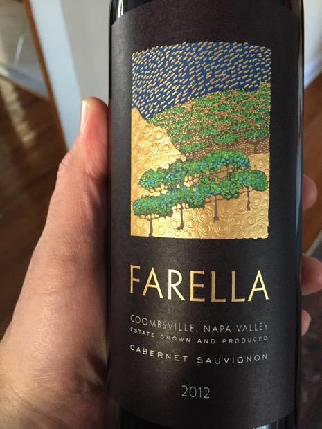 2012 Farella Vineyard and Winery Cabernet Sauvignon, USA, California ...