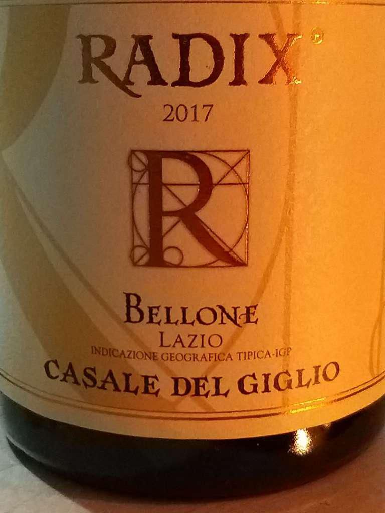 2017 Casale del Giglio Bellone Lazio Radix, Italy, Latium, Lazio ...