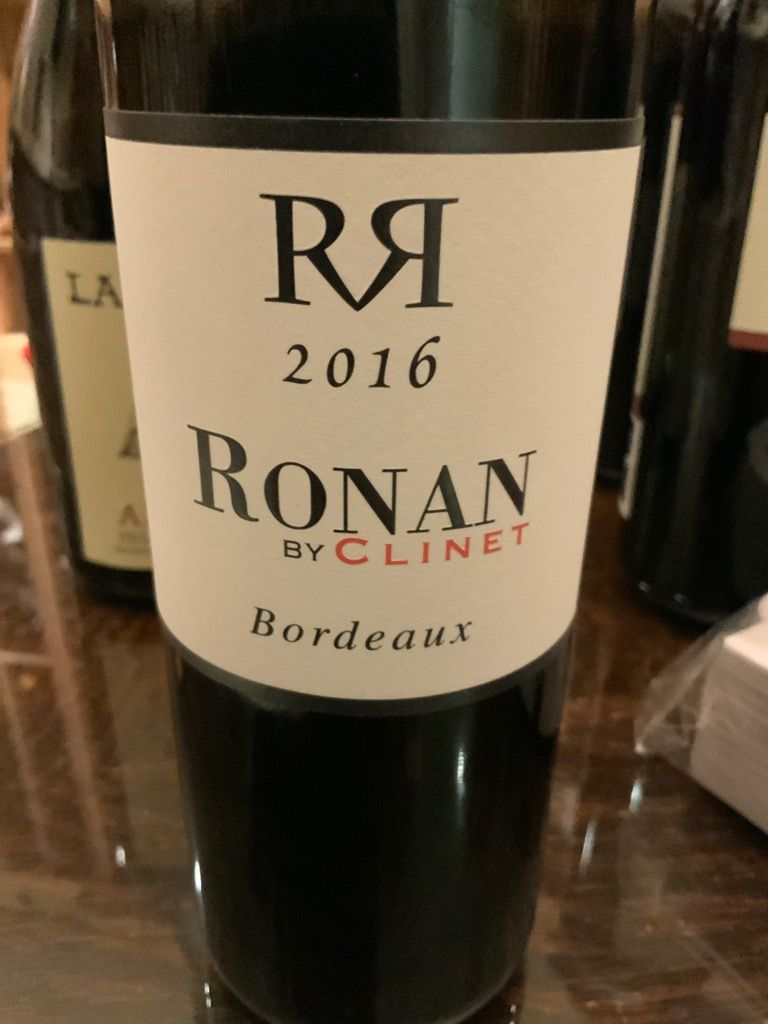 2016 Ronan by Clinet, France, Bordeaux - CellarTracker