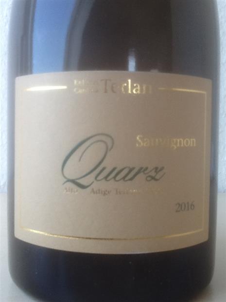 2016 Cantina Terlan Sauvignon Terlano Quarz, Italy, Trentino-Alto Adige ...