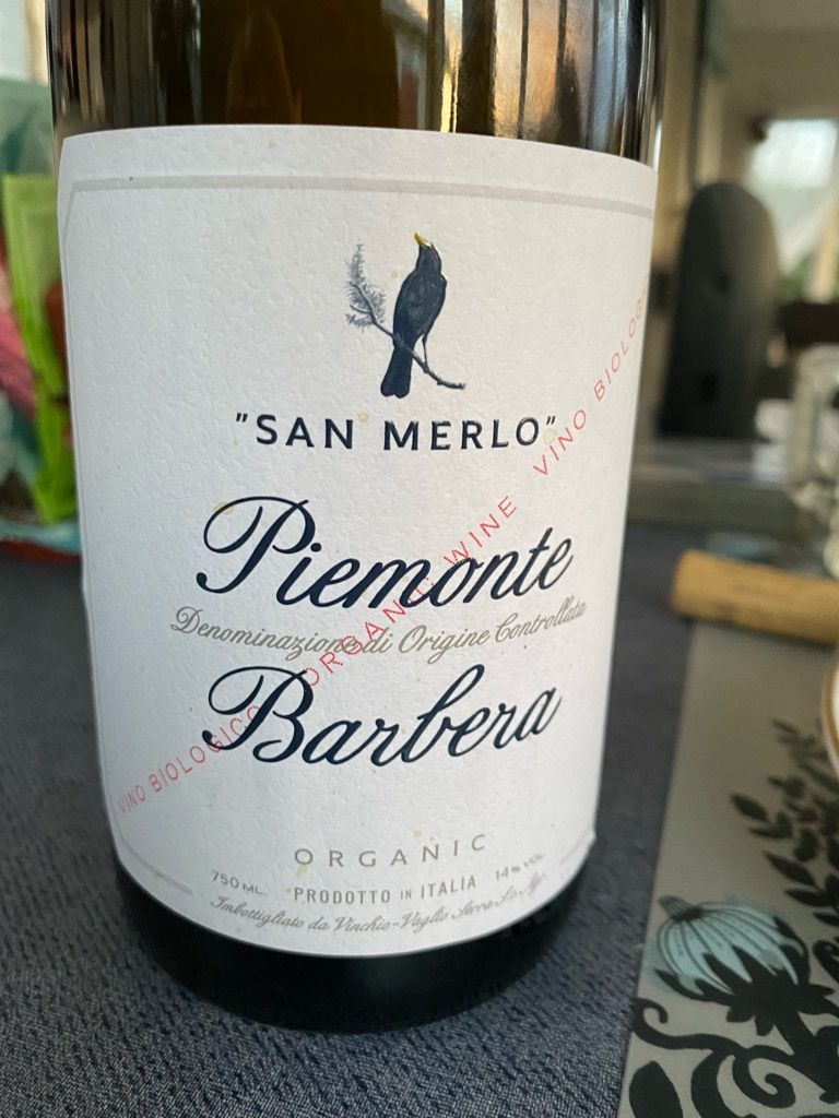2020 Vinchio-Vaglio Serra Piemonte Barbera San Merlo, Italy, Piedmont ...