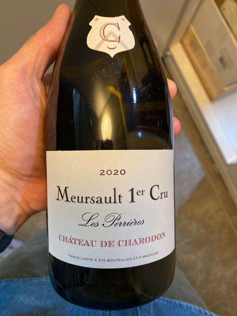 2019 Château de Charodon Meursault 1er Cru Les Perrières, France ...