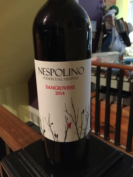 2014 Poderi' dal Nespoli Rubicone Nespolino Sangiovese Merlot, Italy ...