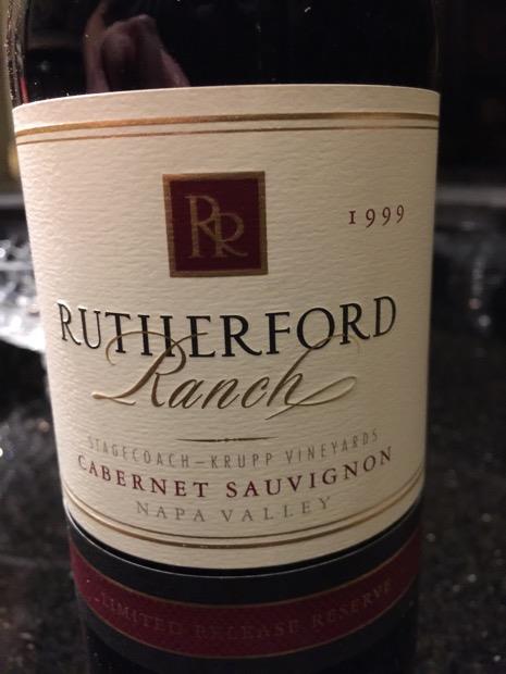 2016 Rutherford Ranch Cabernet Sauvignon Limited Release Reserve ...