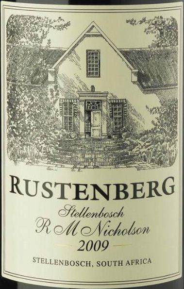 2009 Rustenberg RM Nicholson, South Africa, Coastal Region ...