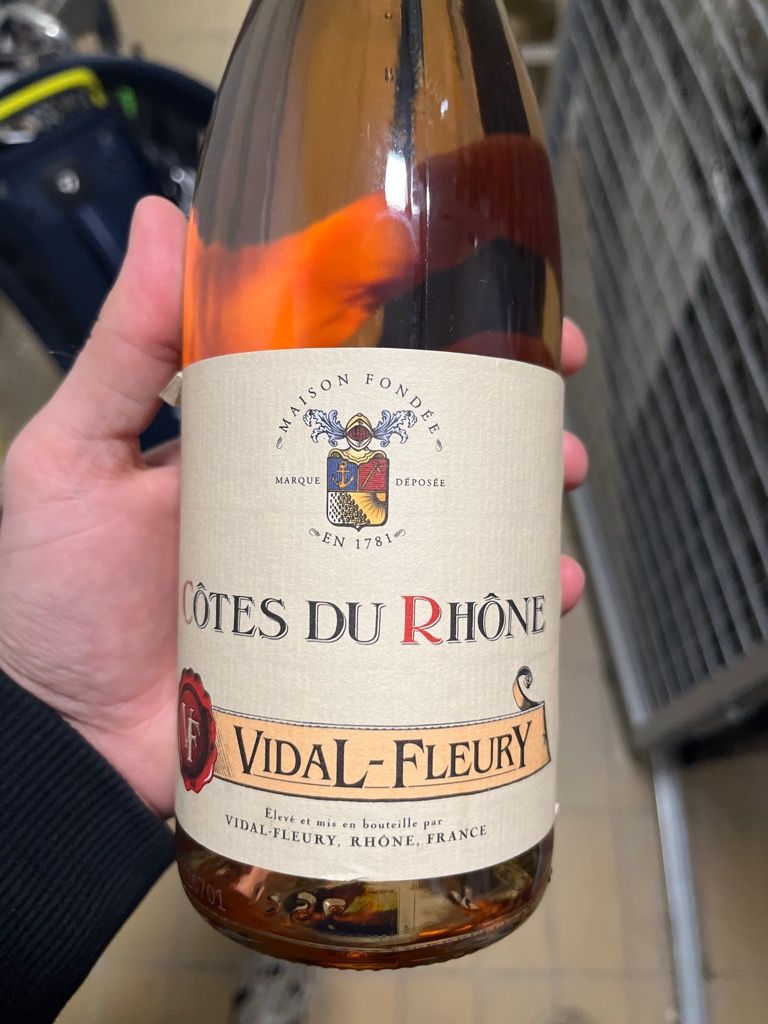 2020 J. Vidal-Fleury Côtes du Rhône Rosé, France, Rhône, Southern Rhône ...