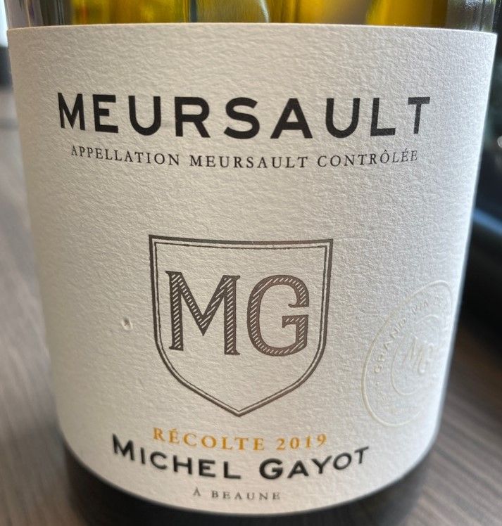 2020 Michel Gayot Meursault, France, Burgundy, Côte de Beaune ...