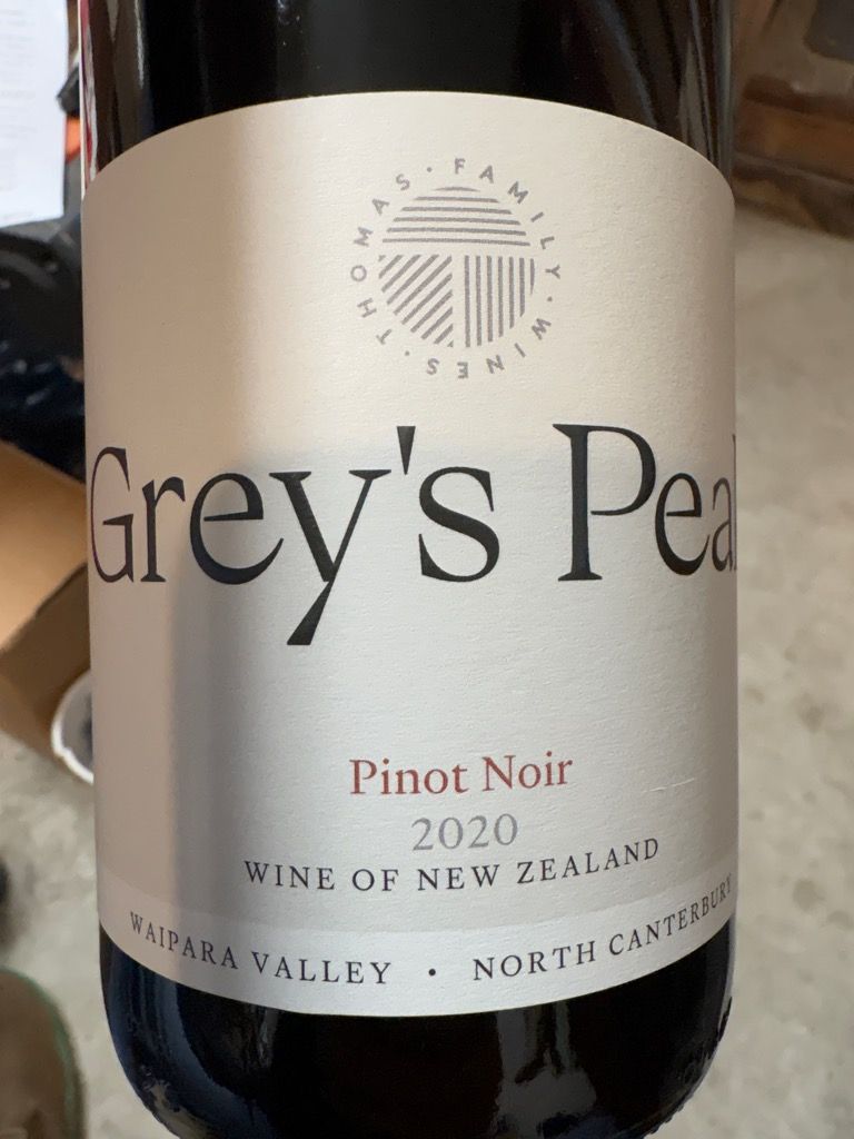 2023 Greystone / Grey's Peak Pinot Noir, New Zealand, South Island ...