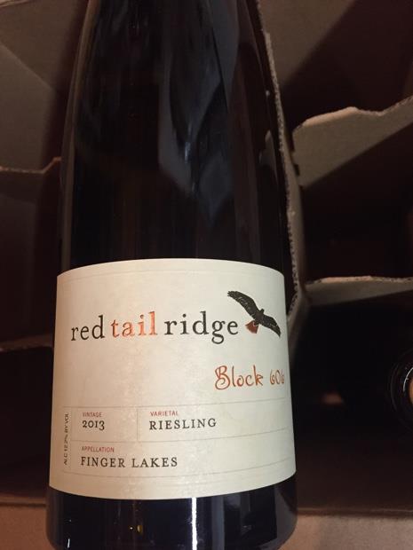 2013 Red Tail Ridge Winery Riesling Block 606, USA, New York, Finger ...