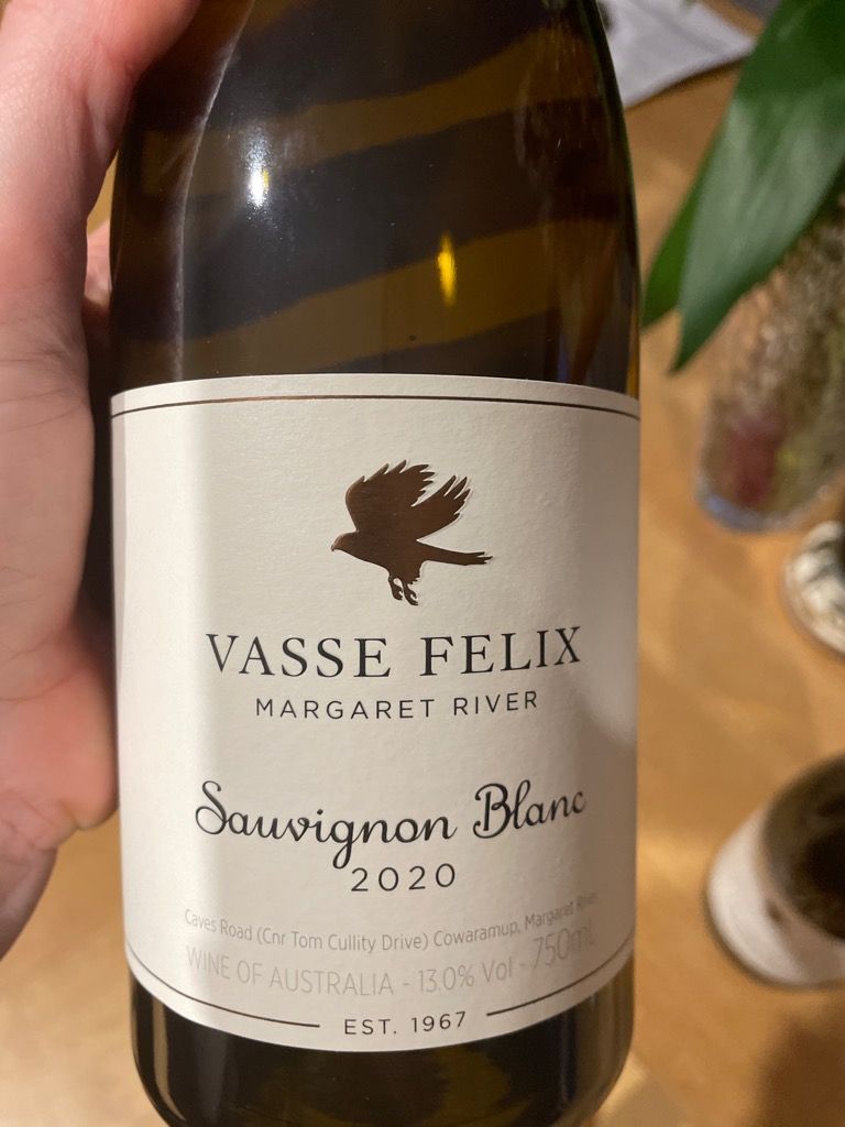 2020 Vasse Felix Sauvignon Blanc, Australia, Western Australia, South ...
