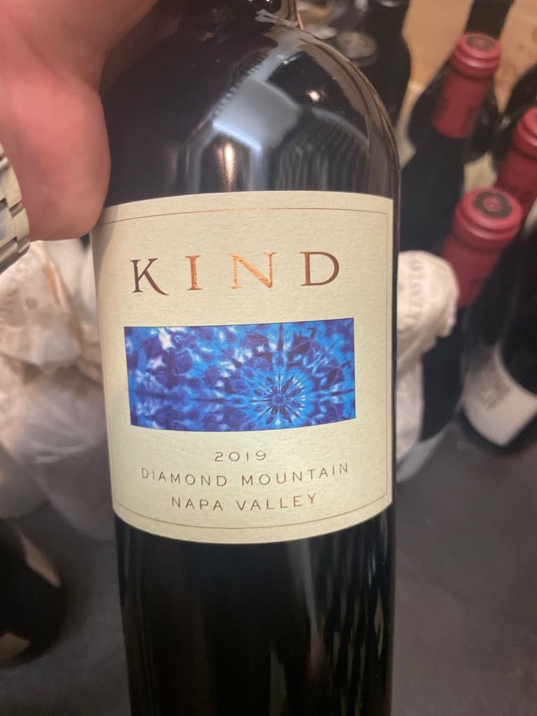 2019 Kind Cellars Cabernet Sauvignon Diamond Mountain, USA, California, Napa Valley, Diamond ...