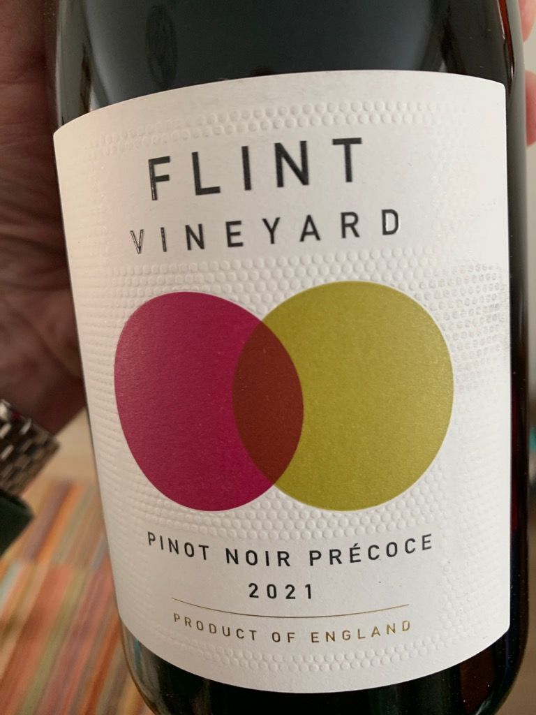 2021 Flint Vineyard Pinot Noir Précoce, United Kingdom, England ...