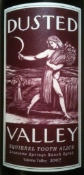 2007 Dusted Valley Vintners Squirrel Tooth Alice, USA, Washington ...