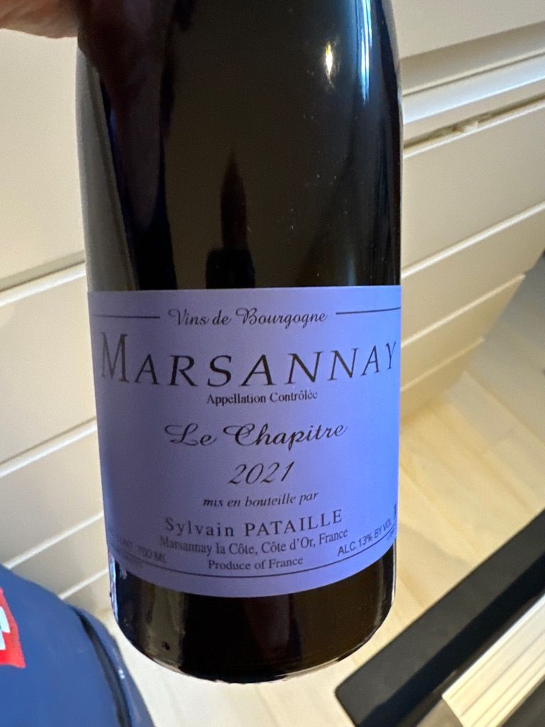 2021 Domaine Sylvain Pataille Marsannay Le Chapitre, France, Burgundy ...