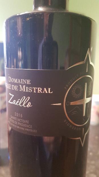 2019 Domaine Terre de Mistrale Côtes de Provence Sainte-Victoire Zaello ...