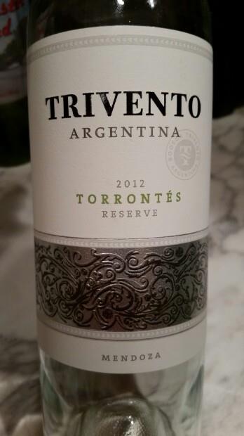 2012 Trivento Torrontés Reserve, Argentina, Mendoza - CellarTracker