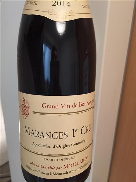 2013 Moillard Maranges 1er Cru, France, Burgundy, Côte de Beaune ...