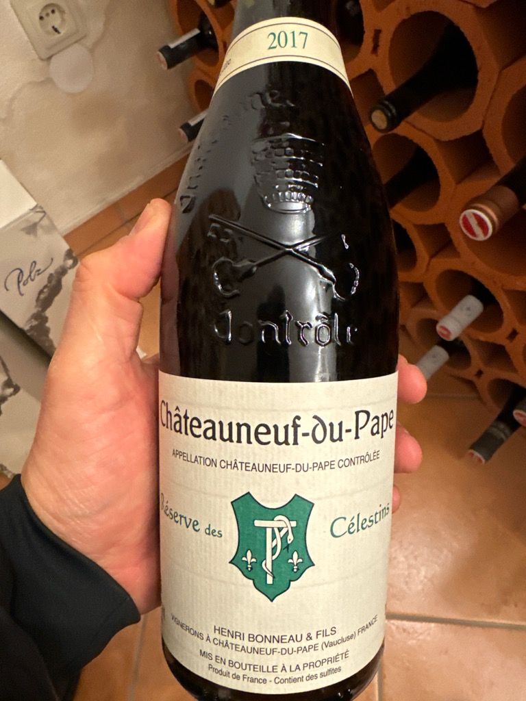 2017 Henri Bonneau Châteauneuf-du-Pape Réserve des Célestins, France ...