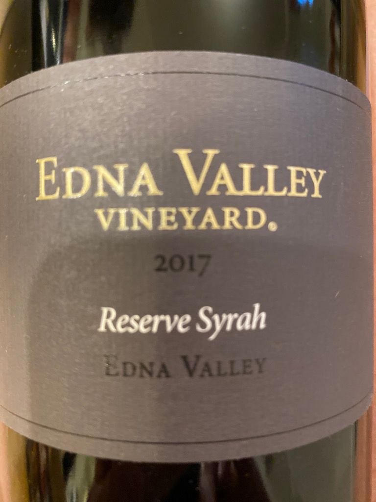 2018 Edna Valley Vineyard Syrah Reserve, USA, California, Central Coast ...