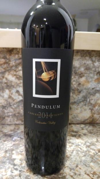 2014 Pendulum Cabernet Sauvignon, USA, Washington, Columbia Valley ...