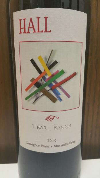 2010 Hall Sauvignon Blanc T-Bar-T Ranch, USA, California, Sonoma County ...