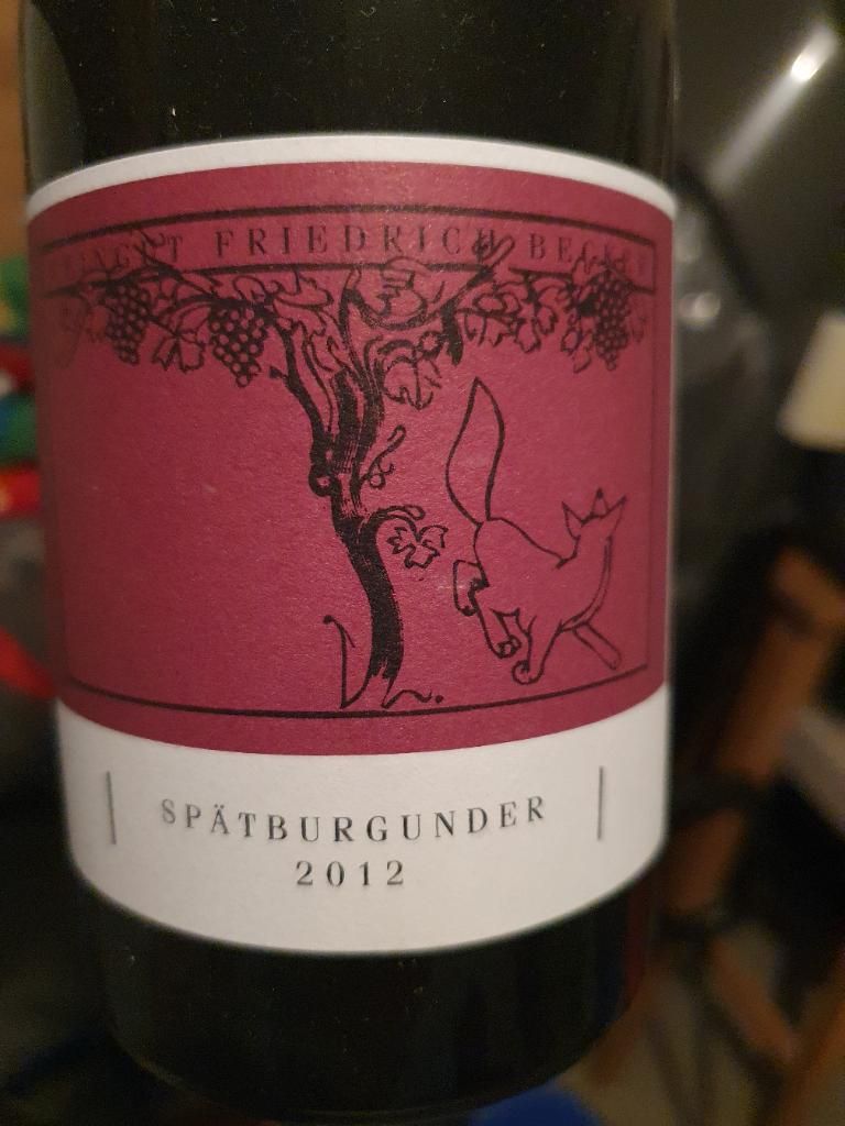 2015 Friedrich Becker Cuvée Guillaume, Germany, Pfalz - CellarTracker